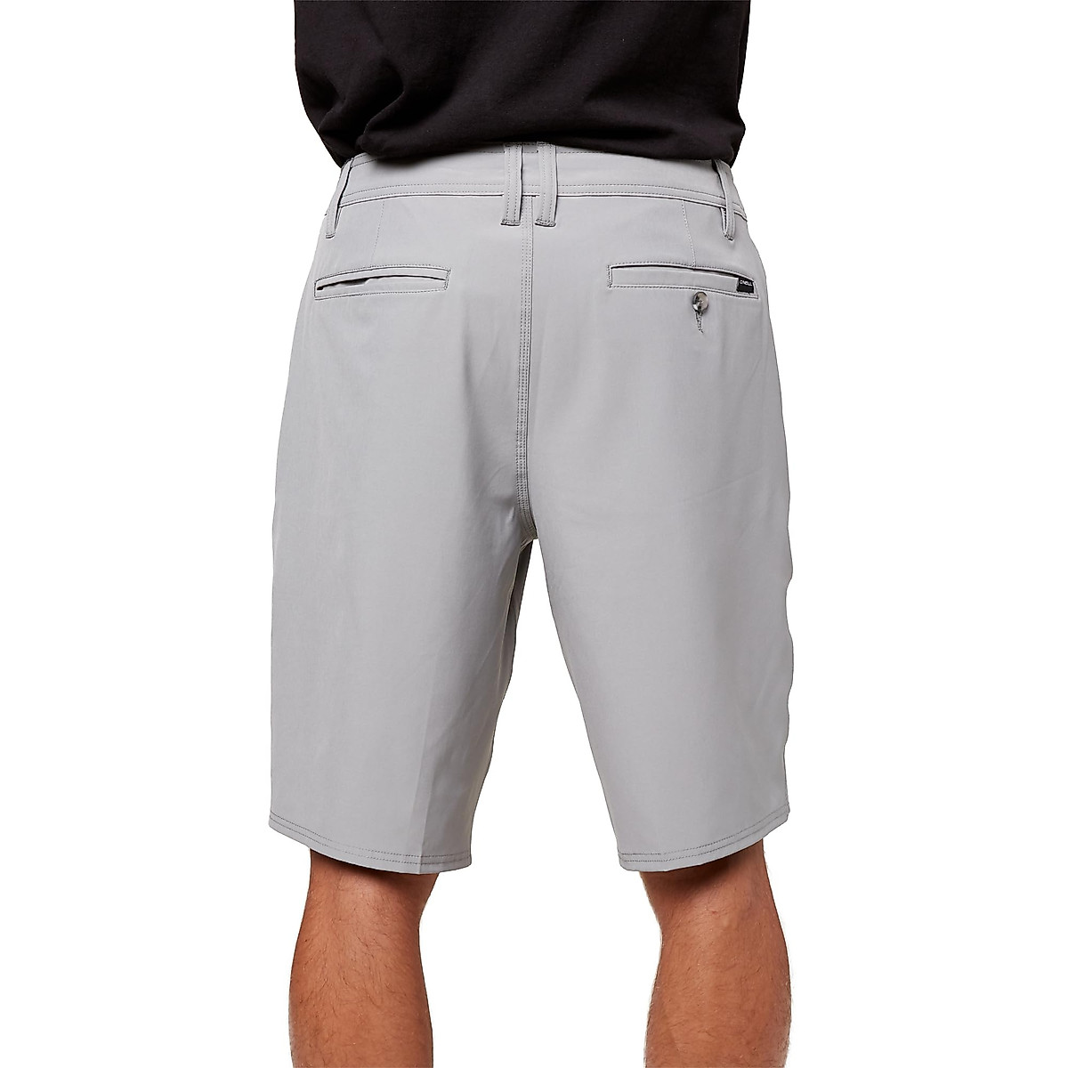 Mens Reserve Solid Hybrid Shorts, Light Grey, 38
