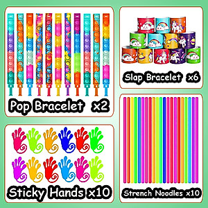 DuoDuoHouse 80 Pcs Party Favors for Kids 3-5 4-8-12,Easter Eggs Fillers, Goodie Bags Treasure Box Fidget Toys For Classroom Rewards, Kids' Party Supplies For Pinata Stuffers, Carnival Prizes