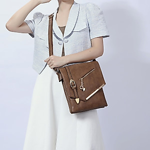 MKF Collection Crossbody Bags for Women, Sling bag Vegan Leather Shoulder bag Ladies Small Purse Handbag by Mia K