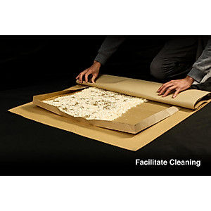 GuineaLoft™ 4ft x 2ft Cage Mat (1-Month Supply) - Works Like Placemats, Enhances Cage Look, Facilitates Bedding Disposal, Catches Small Fallouts, Protects Table and Floor - Exclusive by Guinea Loft