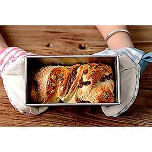 Tiger Crown 2310 Cake Pan, Silver, 3.7 x 7.4 x 3.4 inches (95 x 187 x 86 mm), Ulster Pound Shape, 1.0 Loin, Steel, Aluminum Plated