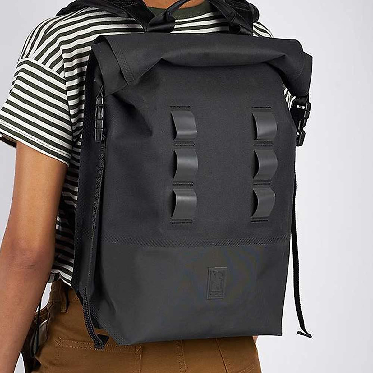 Chrome Industries Urban Ex 2.0 Rolltop Backpack - 15" Laptop Bag, Waterproof, 20 Liter, Black