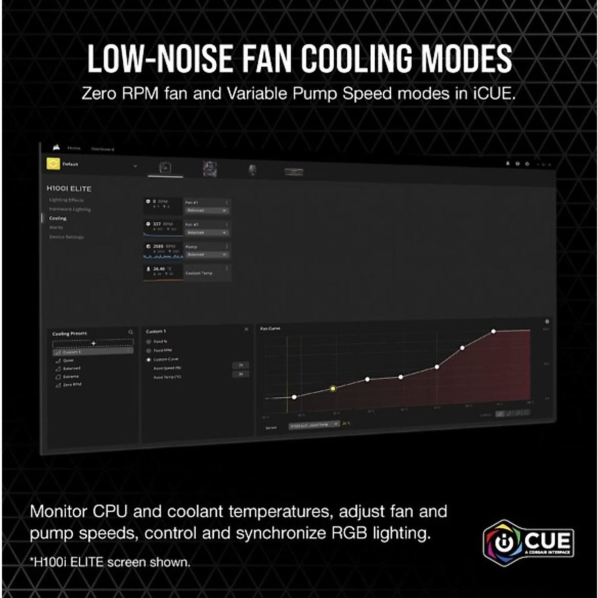 Corsair iCUE H115i RGB Elite Liquid CPU Cooler (16 Dynamic RGB LEDs, 140mm AF Elite Series FDB Fans, 280mm Radiator, iCUE Software Compatible, LGA 1700, 1200, 115X, 2066, and AM4 Sockets) Black