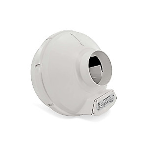 Festa Radon AMG Maverick Radon Fan - Quiet and Energy Efficient 260 CFM Radon Mitigation System Inline Duct Fan - 4" Electric Inline Fan - Made with Sturdy Glass Reinforced Poly-Resin – White