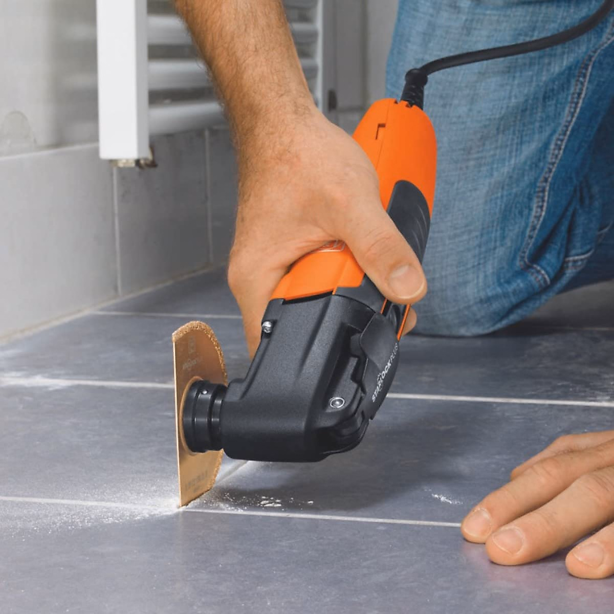 Fein MultiMaster MM 500 Plus Quickstart Oscillating Multi-Tool Set - Comprehensive Kit for Interior Construction and Renovation Jobs - 350 W Power Consumption, 10,000-19,500 OPM - 72296764090