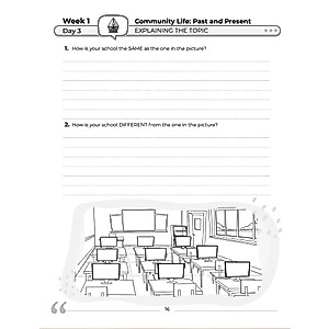 1st Grade Social Studies: Daily Practice Workbook | 20 Weeks of Fun Activities | History | Civic and Government | Geography | Economics | + Video ... Each Question (Social Studies by ArgoPrep)