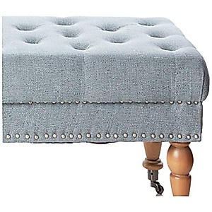 Linon Bench, Blue