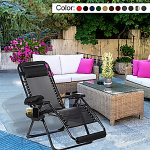 PATIKIL Zero Gravity Chair Pillow, 2 Pack Lounge Chair Headrest Cushion Removable Recliner Replacement Pillow for Beach Picnics, Green