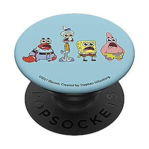 SpongeBob SquarePants Group Stare PopSockets PopGrip: Swappable Grip for Phones & Tablets