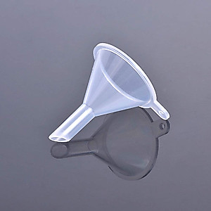 20 Pack Mini Clear Plastic Funnels with 2 Pcs Mini Pipette and Spoon for Filling Small Bottles or Containers Atomizers Perfume Liquid Essential Oils Spice Powder Lab Lotion Craft Spice