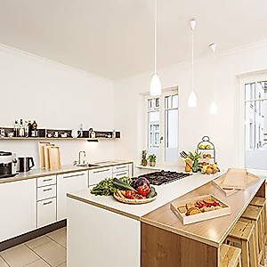 6 Pcs Wooden Serving Trays - Unfinished Reinforced Wooden Decorative Trays with Handles, DIY Crafts Differdent Food Tray Set for Breakfast, Dinner, Tea ,Coffee Table, BBQ, Party(12"x6" to 16"x10")