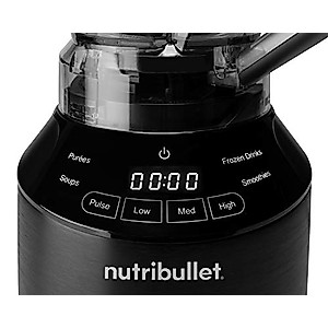 NutriBullet NBF50520 Touch Combo Blender, 64 oz, Black