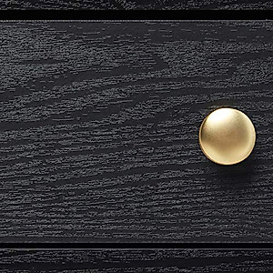 ACME Furniture Acme Coleen Desk, black & Brass Small