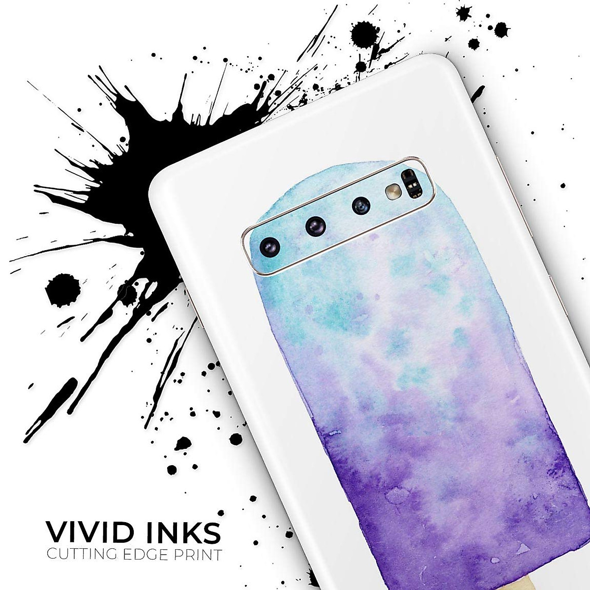DesignSkinz Summer Mode Ice Cream v11 Protective Vinyl Decal Wrap Skin Cover Compatible with The Samsung Galaxy S20 (Screen Trim & Back Glass Skin)