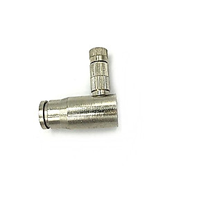 Brass Slip Connector For Misting System, YOKING YK-F1A, 3/8 inch connector, 1500Psi, 4 kinds in one package(Elbow, Tee, 1/4''male Lock, End)