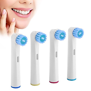 Kids Soft Replacement Brush Heads, Compatible with Oral-B Power Stages Toothbrush - Pack of 4