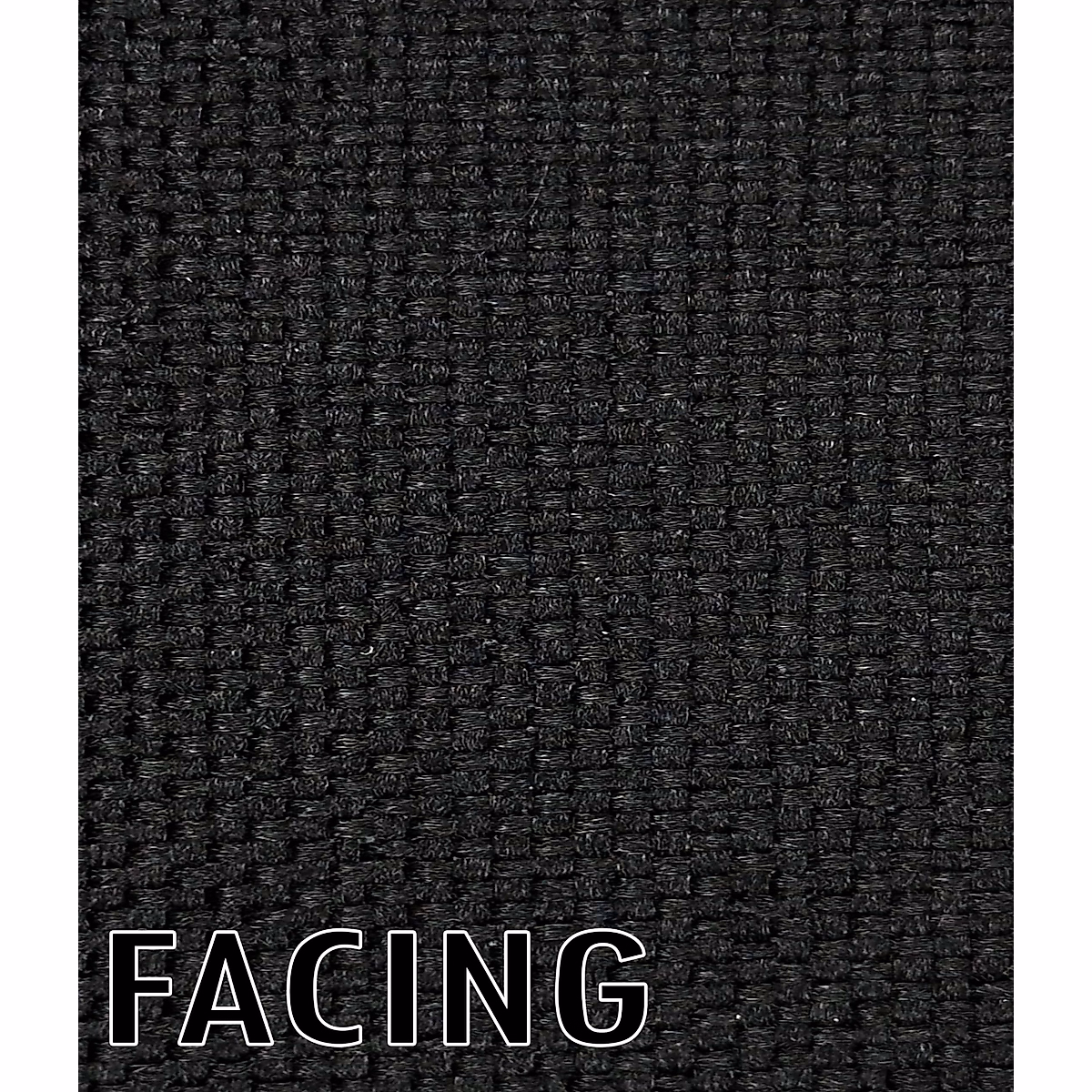Hawick Tweed Fabric for Automotive and General Upholstery - 54 Inches Wide, Sold by The Continuous Yard (Black)