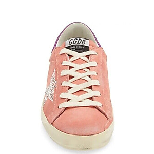 Golden Goose Women's Super Star Pink Suede Leather Sneakers (us_footwear_size_system, adult, women, numeric, medium, numeric_6)