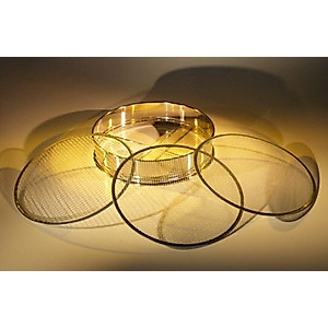 Bonsai Boy e2200 Stainless Steel Sieve Set with 3 Screens - Large - 4 Piece