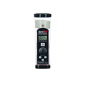 SpotOn SC-2 Sprayer Calibrator - Digital Nozzle Flow Meter for Precise Chemical Application - Pesticide & Fertilizer Rate Calculator - Quickly Check Flow Rate of Sprayer Nozzles