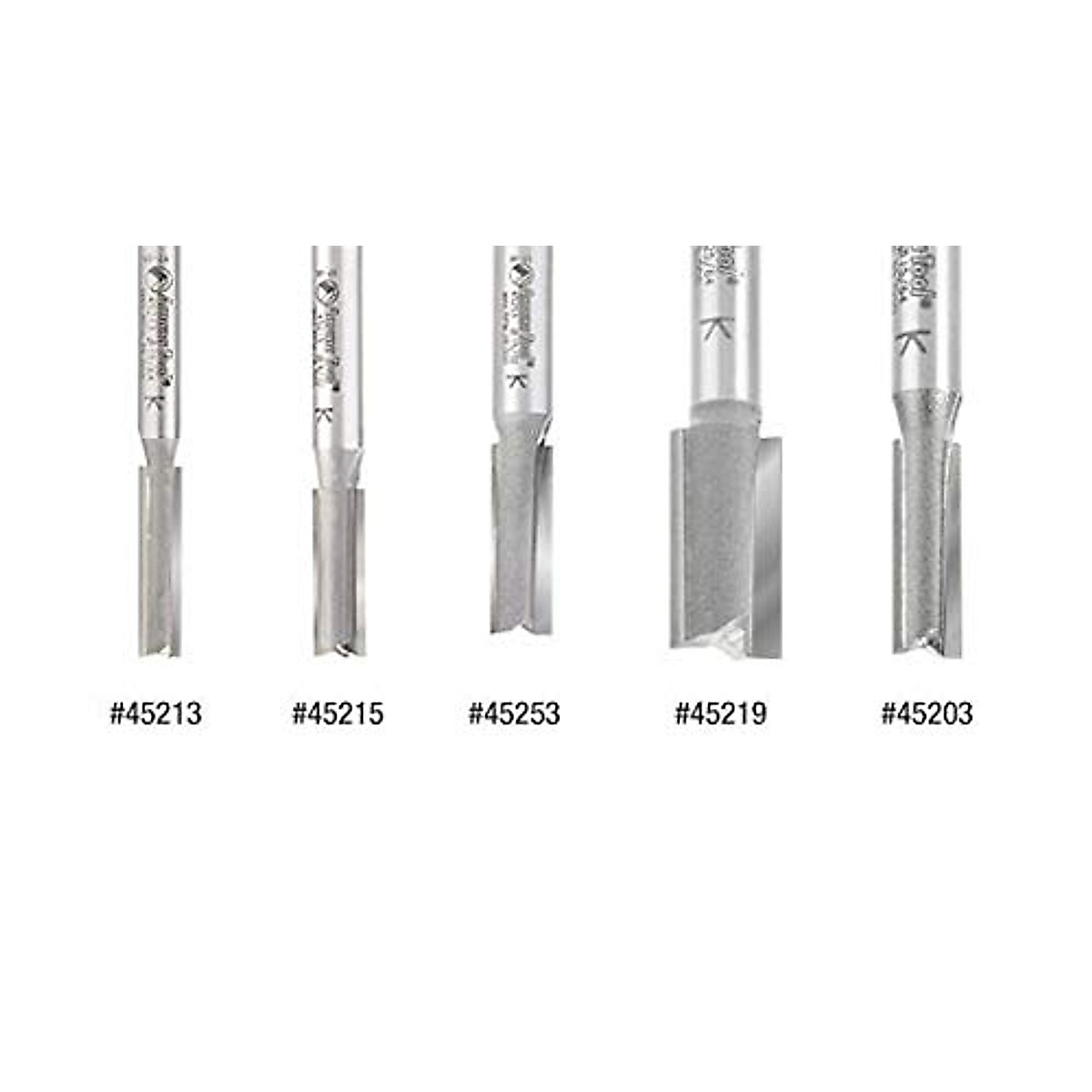 Amana Tool - 45240 Carbide Tipped Straight Plunge 12mm Dia x 3/4 x 1/4" Shank