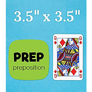 Carson Dellosa Edu-Clings Silicone Center Parts of Speech Manipulative—Grades 1-5 Dry-Erase Noun, Verb, Adjective, Adverb, Helping Verb, Conjunction, Preposition Manipulatives (30 pc)