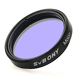 SVBONY Telescope Filter, 1.25 inches Planetary Filter for Astronomy Telescope Eyepiece, Increase Contrast and Reduce Light Pollution, for Lunar Planetary Observation and Astrophotography