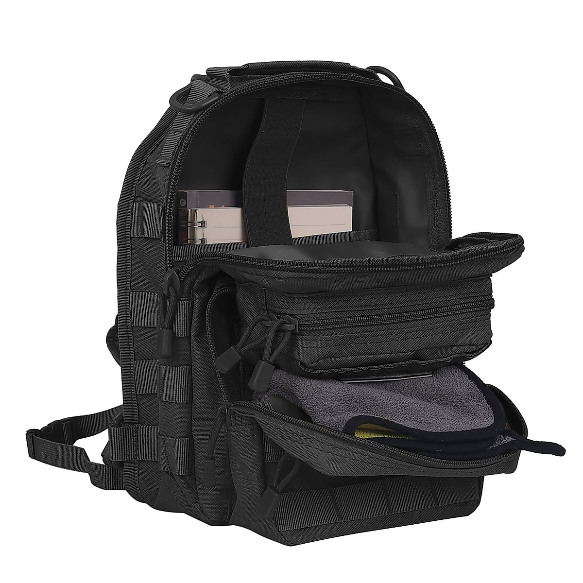 HAOMUK Tactical Sling Bag Backpack Military Rover Shoulder Sling Pack Small EDC Crossbody Chest Bag for Men