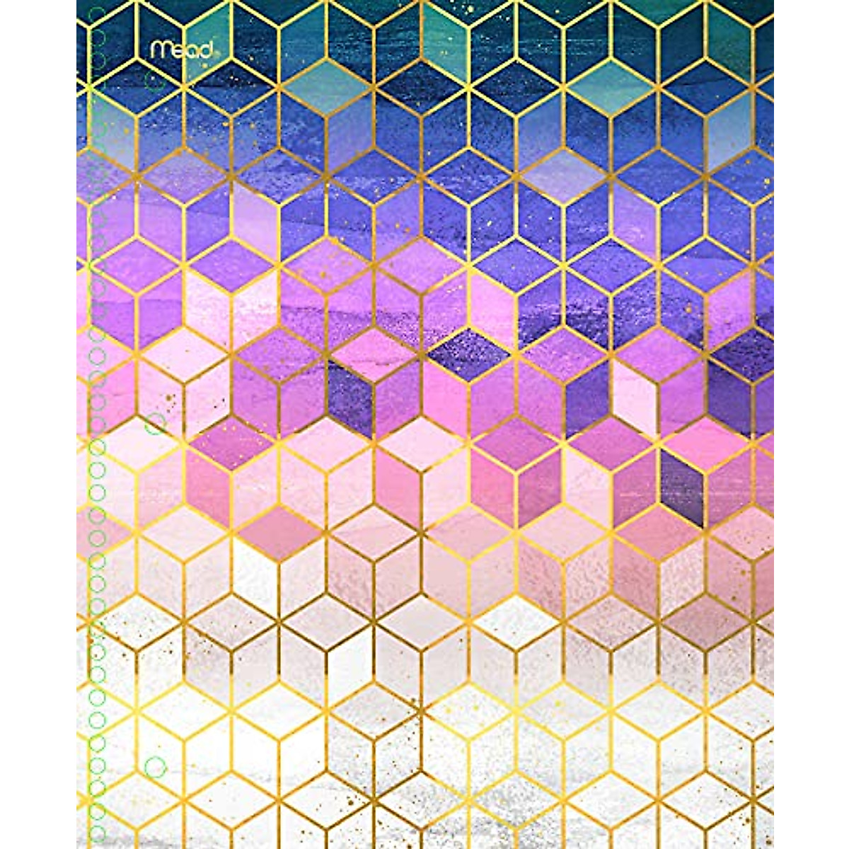 Mead Spiral Notebooks, 1 Subject, College Ruled Paper, 80 Sheets, Modern Chic, 3 Pack (38196)