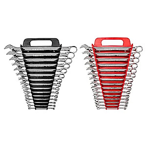 TEKTON Combination Wrench Set, 30-Piece (1/4-1 in., 8-22 mm) - Holder | 90191
