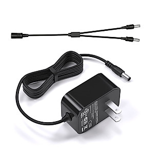 VHBW 5V Charger Replacement for Dogtra with Splitter Cable, Replacement SBC5V1000 Charger Compatible with Dogtra iQ Series, YS600, 200C, 280C, EF-3000 Gold Receiver,YS300 Collar Trainer (UL Listed)
