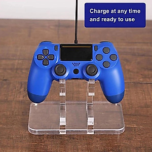 WKshuFT Game console handle bracket, environmentally friendly acrylic wall-mounted desktop bracket. Used to store game console handles in the living room (black)