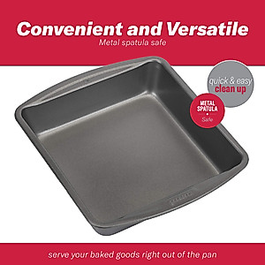 Goodcook 2pk Set 8x8 Baking Pan, 2 Pack, Gray