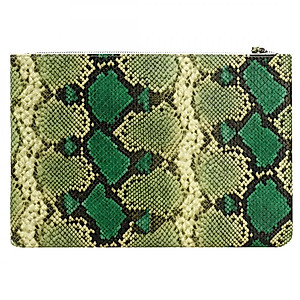 Handbags for Women Snake Printed Clutch Purse Snakeskin Envelope Clutch Bags for Casual Wedding Party (Light grey)