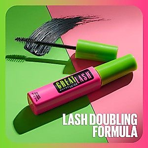 Maybelline New York Makeup Great Lash Lots Of Lashes Washable Mascara, Brownish Black Mascara, 0.43 fl oz
