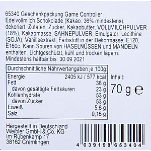 Chocolate Gift Box "Game Controller" 70g