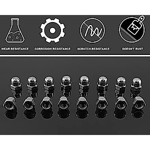 Zorveiio 5/16-18 Acorn Hex Cap Nuts, 304 Stainless Steel Hex Nut Set, Plain Finish, Pack of 25