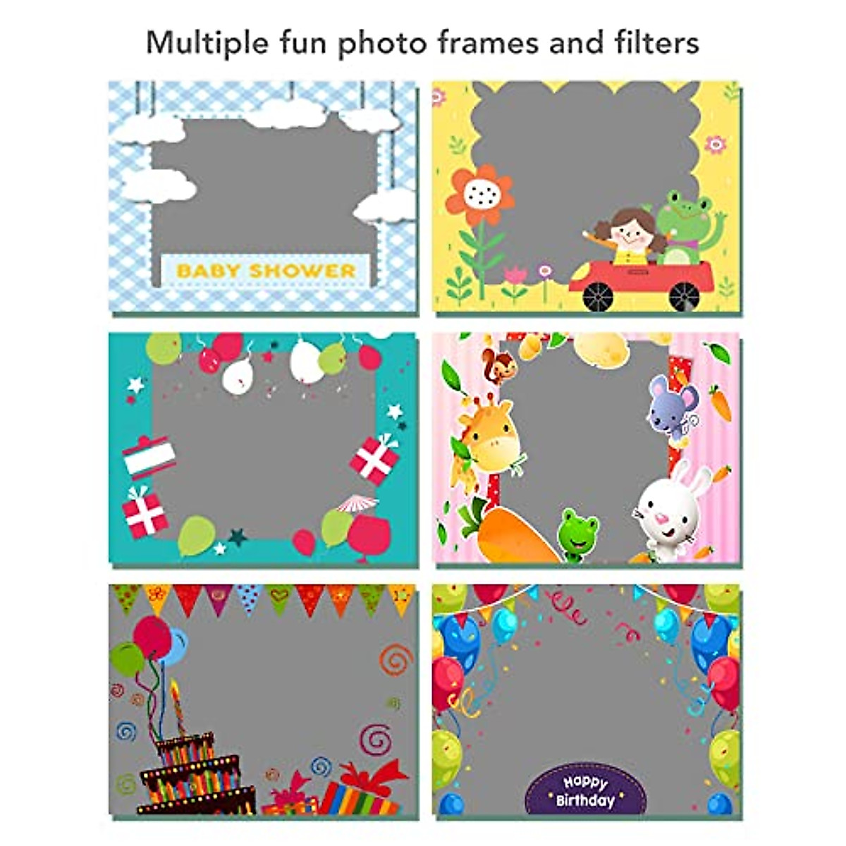 Vbestlife Kids Digital Camera, Cute Multifunctional Camera with Compact Design, Shoot Video Camera for Gifts, Portable Digital Video Cameras for Toddler