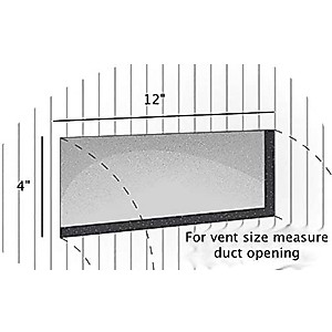 Rocky Mountain Goods Vent Cover for home Floor 4” x 12” (Brown Pack of 2) - Heavy Duty Metal - Walkable Floor Register Air Vents - Easy Adjust Airflow