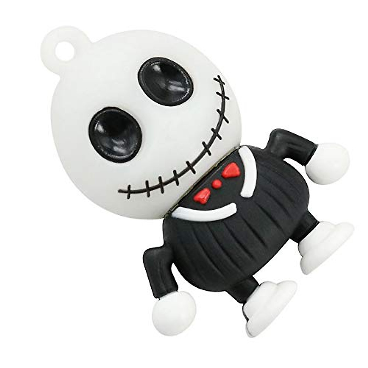 2.0 Jack Skellington Skeleton 16GB USB External Hard Drive Flash Thumb Drive Storage Device Cute Novelty Memory Stick U Disk Cartoon