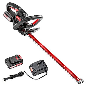 ECOMAX 18V 22-Inch Cordless Hedge Trimmer, Ideal for Pruning Branches in Your Backyard, Garden, Hedge Trimmer with 2.0AH Battery & Charger, ELG06