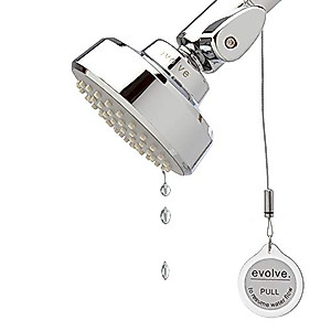 Evolve Multifunction Shower Head + ShowerStart TSV – Water and Energy Savings Without Sacrifice, Model: EV3021-CP150-SB