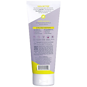 eos Shea Better Body Cream - Vanilla Cashmere Natural Body Lotion and Skin Care 24 Hour Hydration with Shea Butter & Oil 8 oz 1 Pack