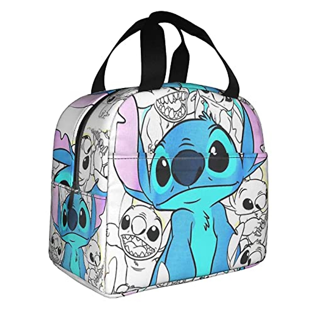 FANGAO Lunch Bag For Men Women Kids Insulated Leakproof Large Waterproof Reusable Lunchbox With Zipper Work Outdoor Travel Picnic,8.5x8x5 Inch