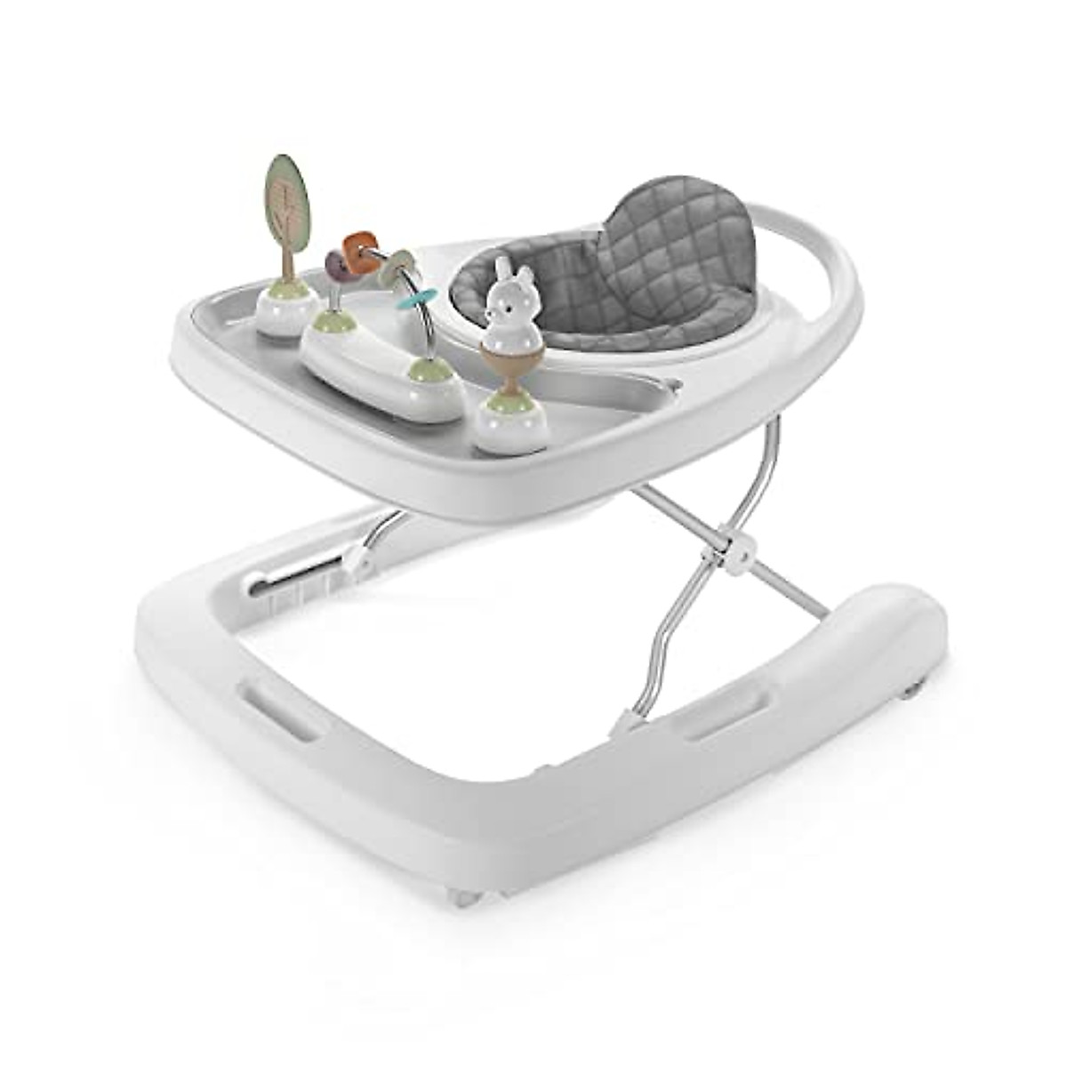 Ingenuity Step & Sprout 3-in-1 Foldable Baby Activity Walker with Removable Toys Ages 6 Months +, First Forest