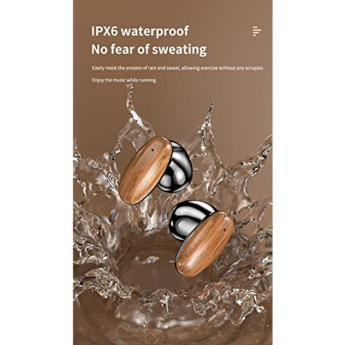 Bluetooth Headphones V5.3 Wireless Earbuds 75 Hrs Battery Life Led with Wireless Charging Case & Portable Charger LED Display Deep Bass IPX7 Waterproof Mic Stereo Headset for iPhone & Android