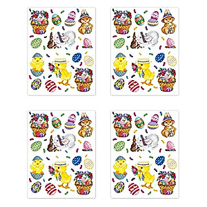 Bunny, Basket & Egg Stickers