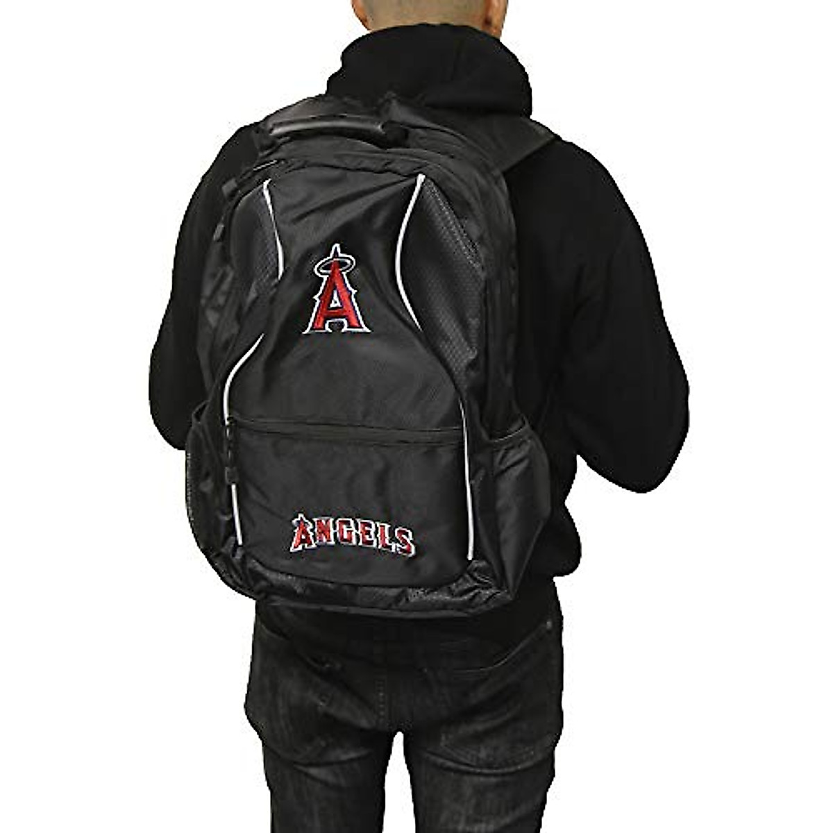 MLB Los Angeles Angels Elite Backpack, 19-Inch, Black