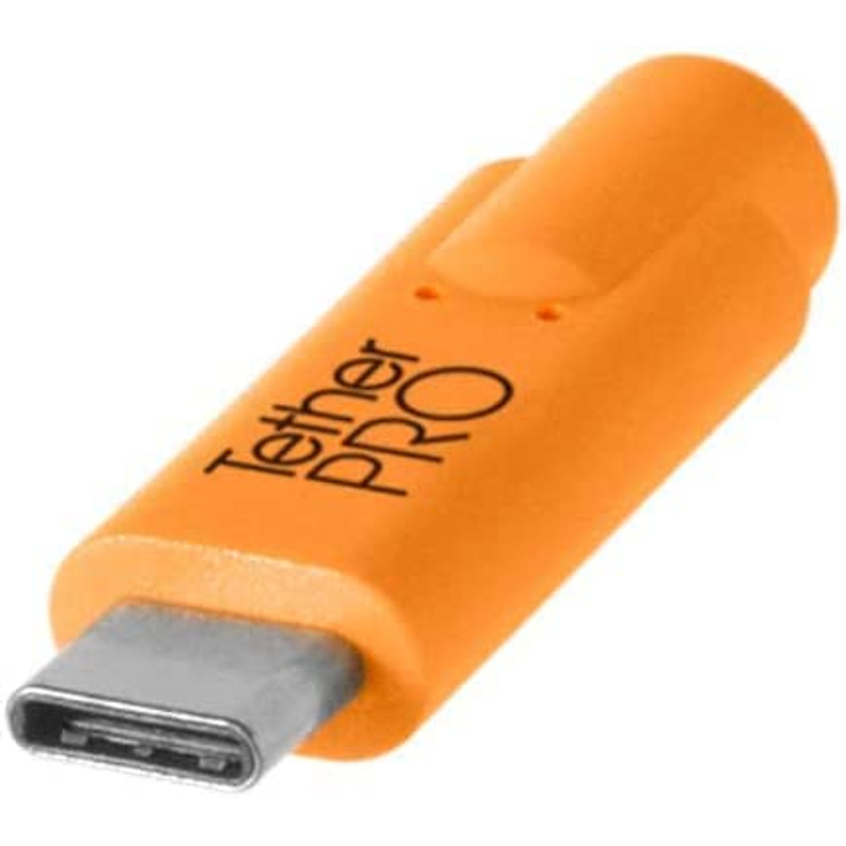 Tether Tools TetherPro USB-C to 2.0 Micro-B 5-Pin Cable | for Fast Transfer and Connection Between Camera and Computer | High Visibility Orange | 15 Feet (4.6 m)