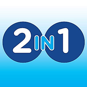 Amazon Brand - Solimo 2-in-1 Dandruff Shampoo & Conditioner, Gentle and pH Balanced, 14.2 Fl Oz (Pack of 6)